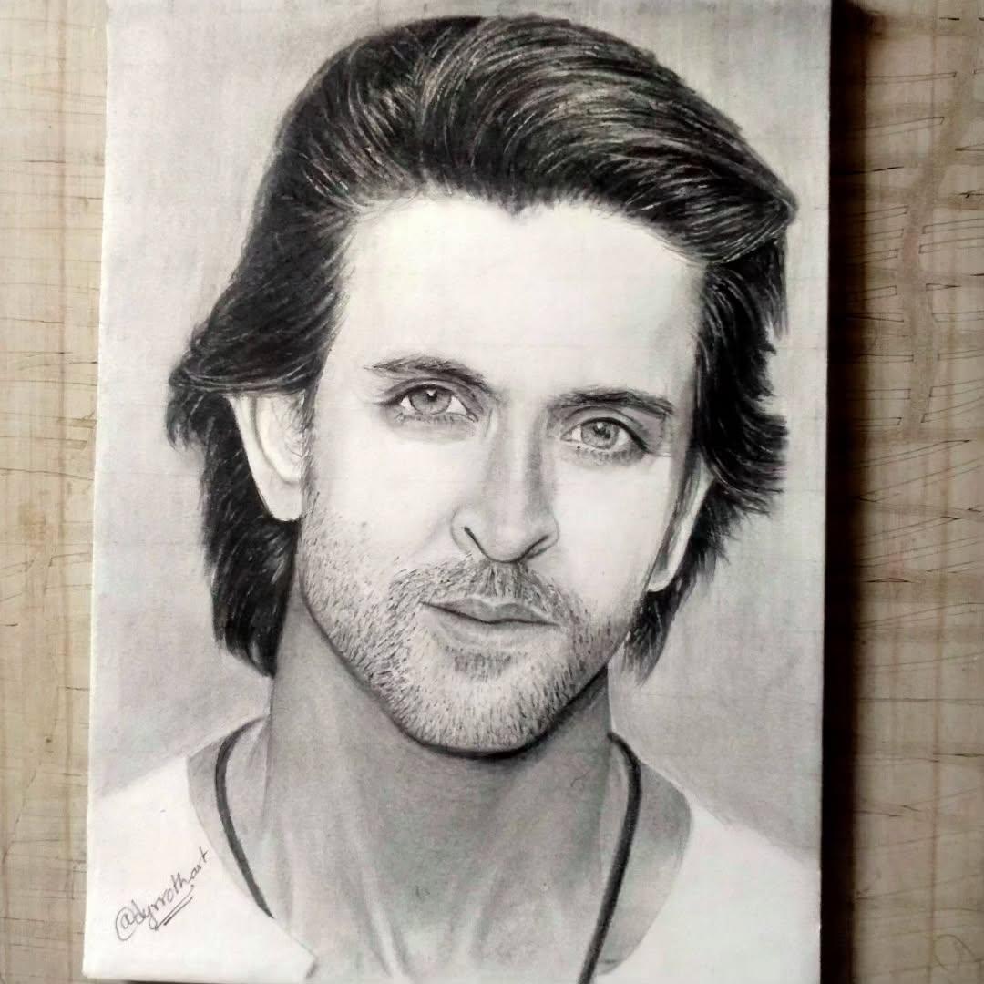 Hrithik Roshan created by Alron Lewis