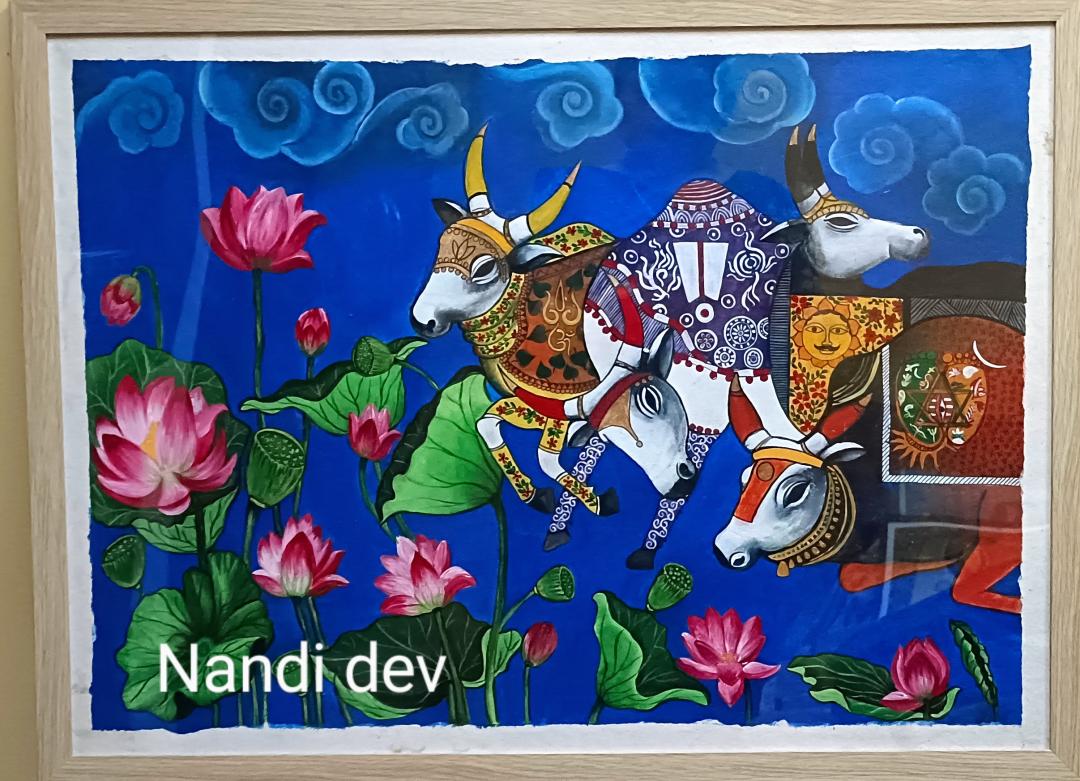 Nandi dev created by Nivedita Sharma