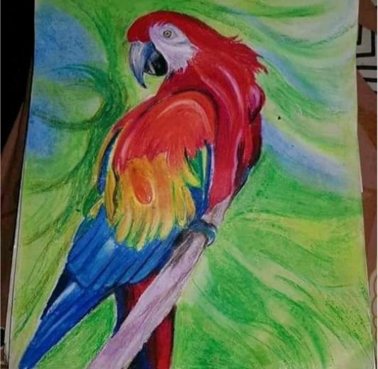 Pencil sketch, acrylic painting, crayon painting. created by Ankita parkar