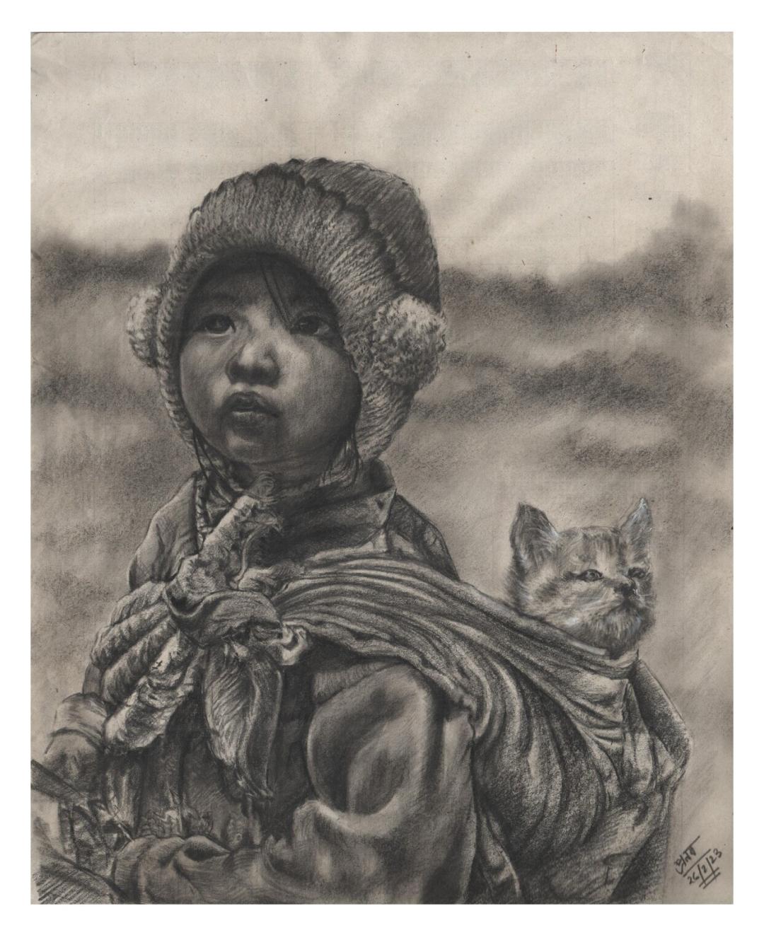 LITTLE TRAVELLER created by Pranab Saha