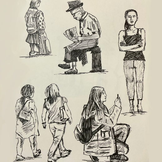 Figure Drawing created by Priya Mittal