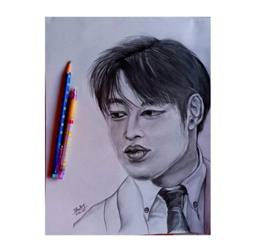 Portrait created by Isha Roy