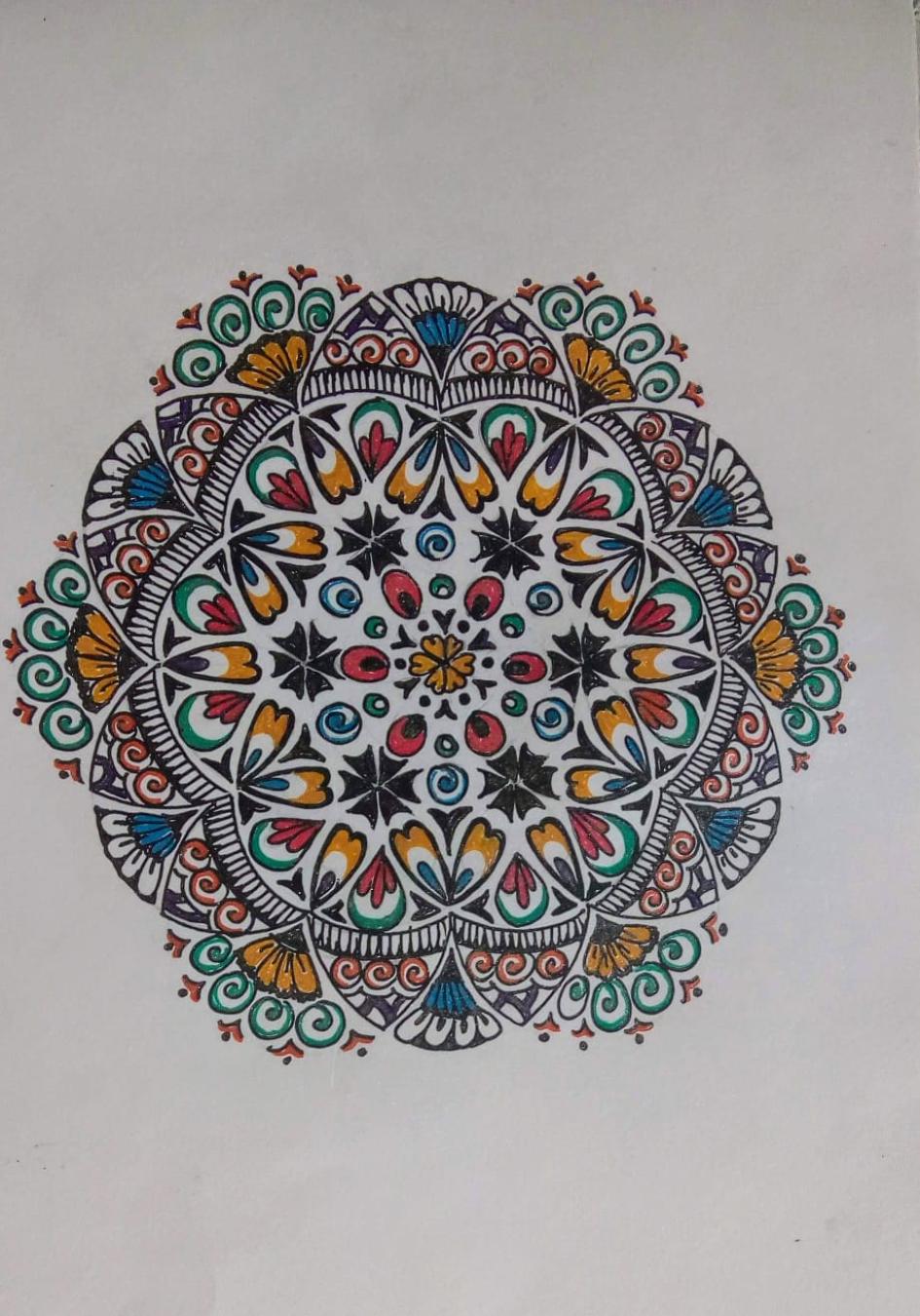 Mandala created by Sonali Rajguru