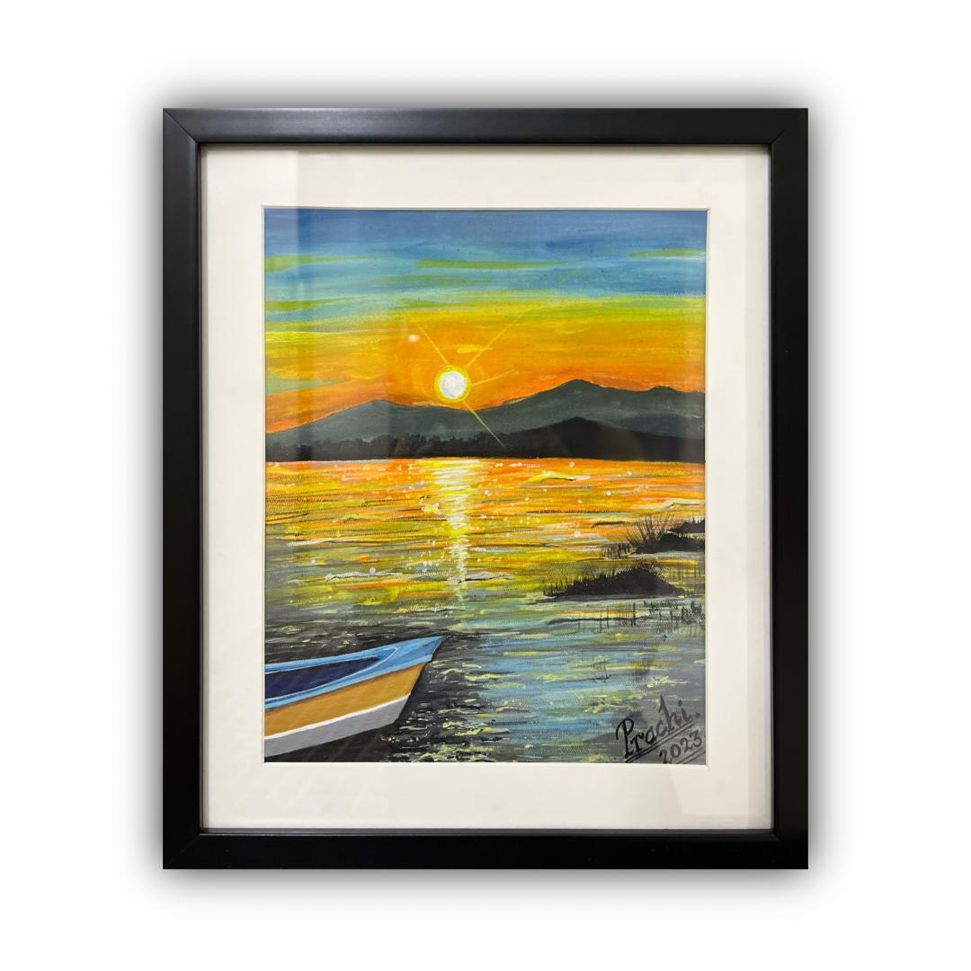 Sunset created by Prachi Kothari