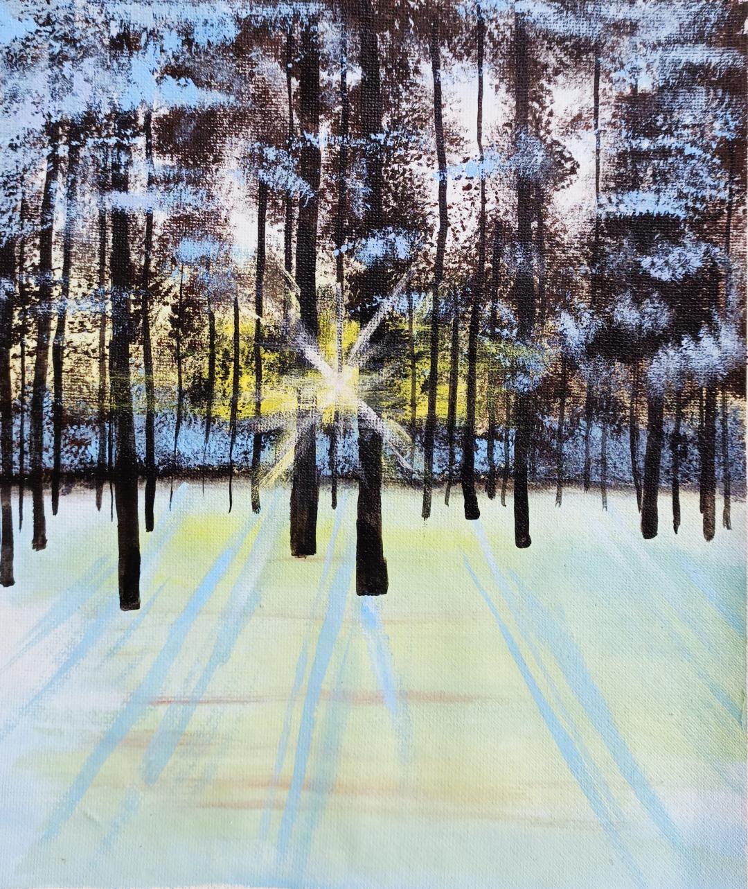 Snowy Forest created by Suaima Akhtar