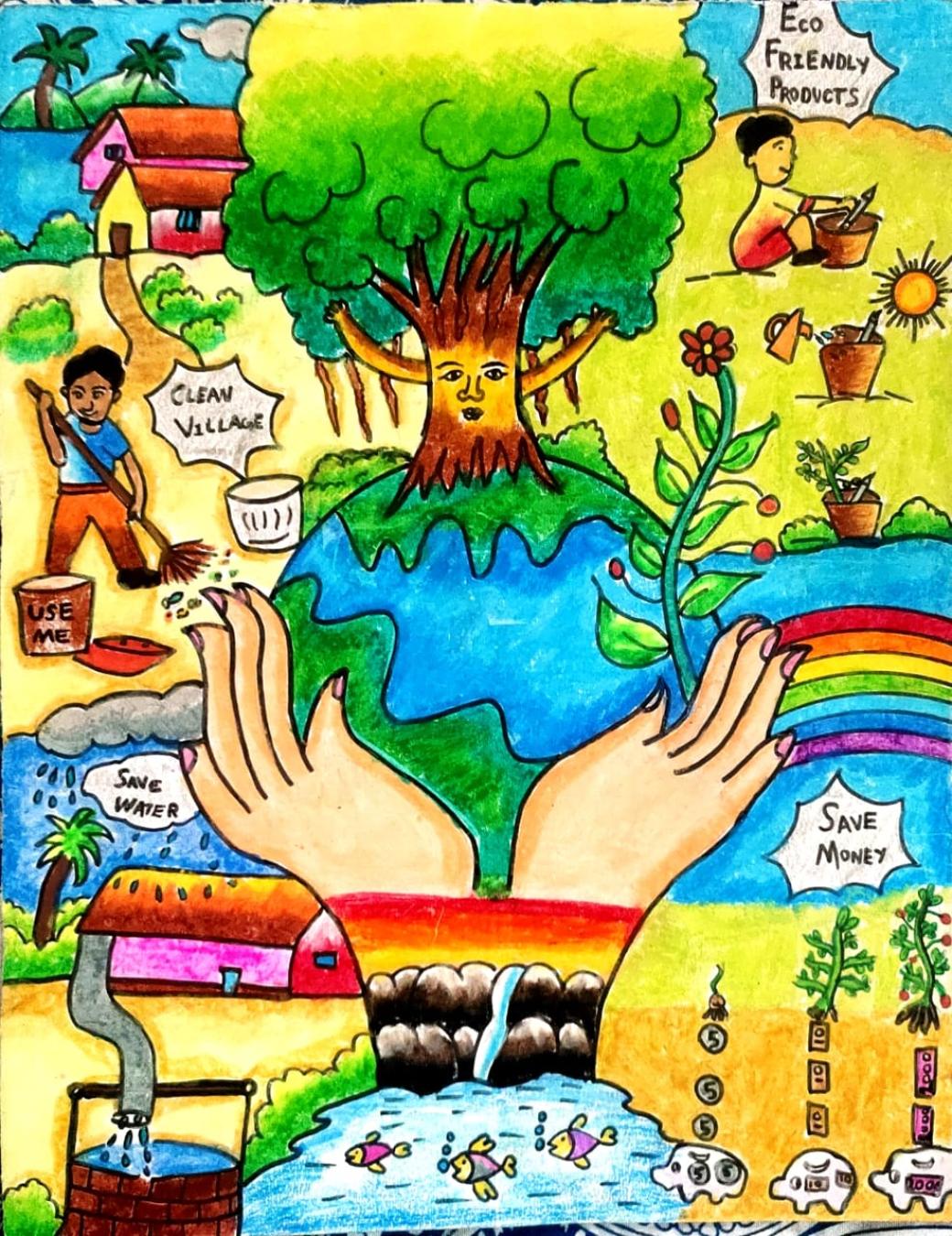 Sustainable Living created by Pushti Poojari