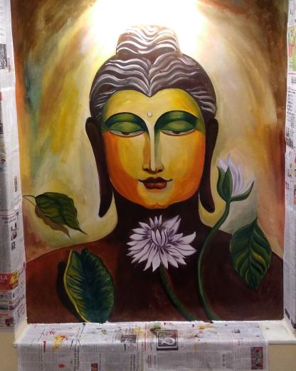Gautam Buddha created by GUPTA ART AND CRAFT ACADEMY
