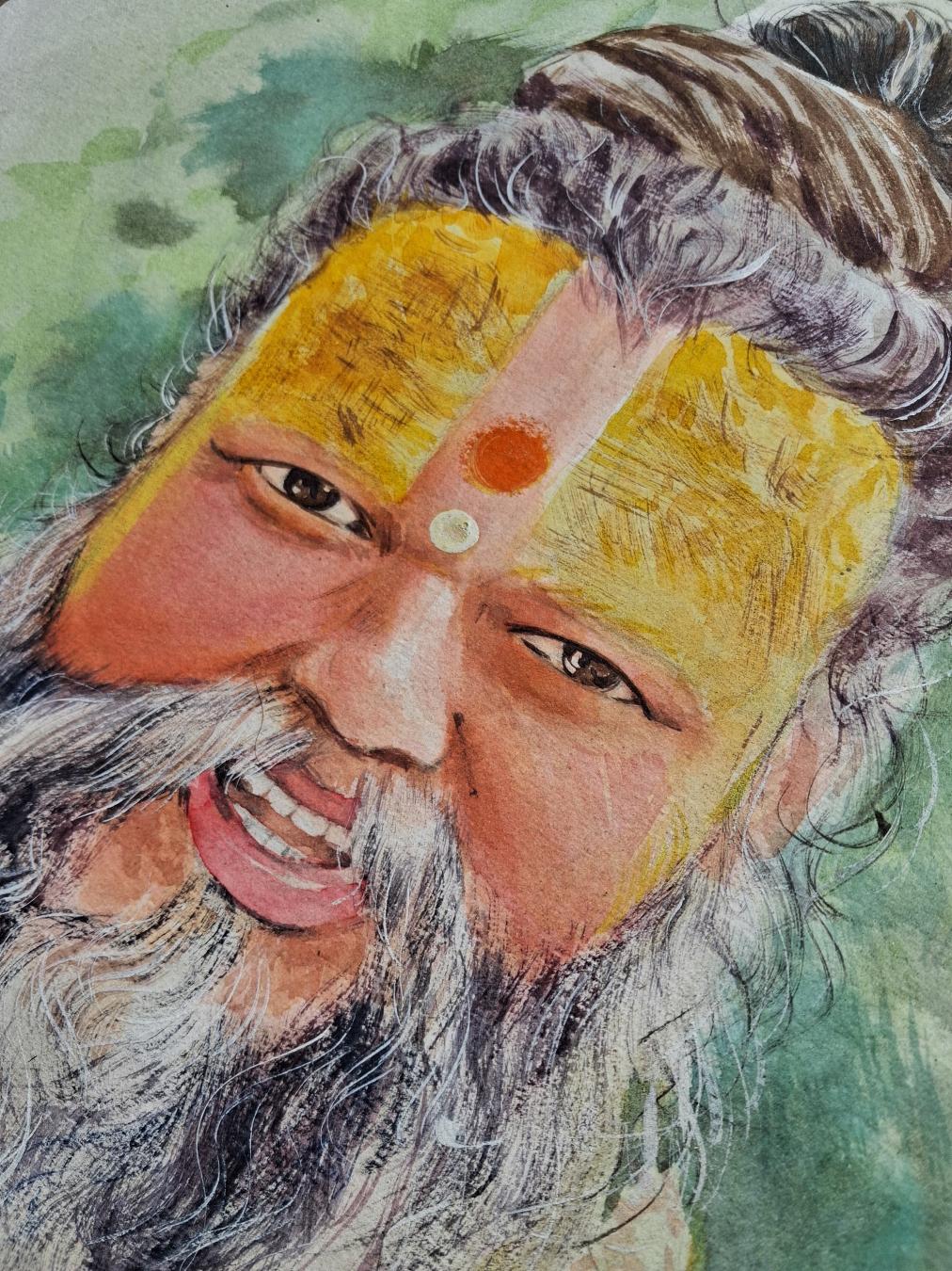 Premanand baba created by Vaskar Mondal