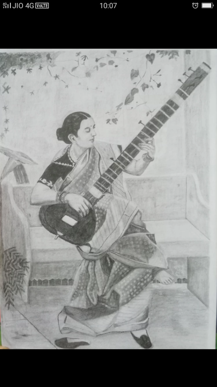 TA scatch drawing created by Toushik Ahamed