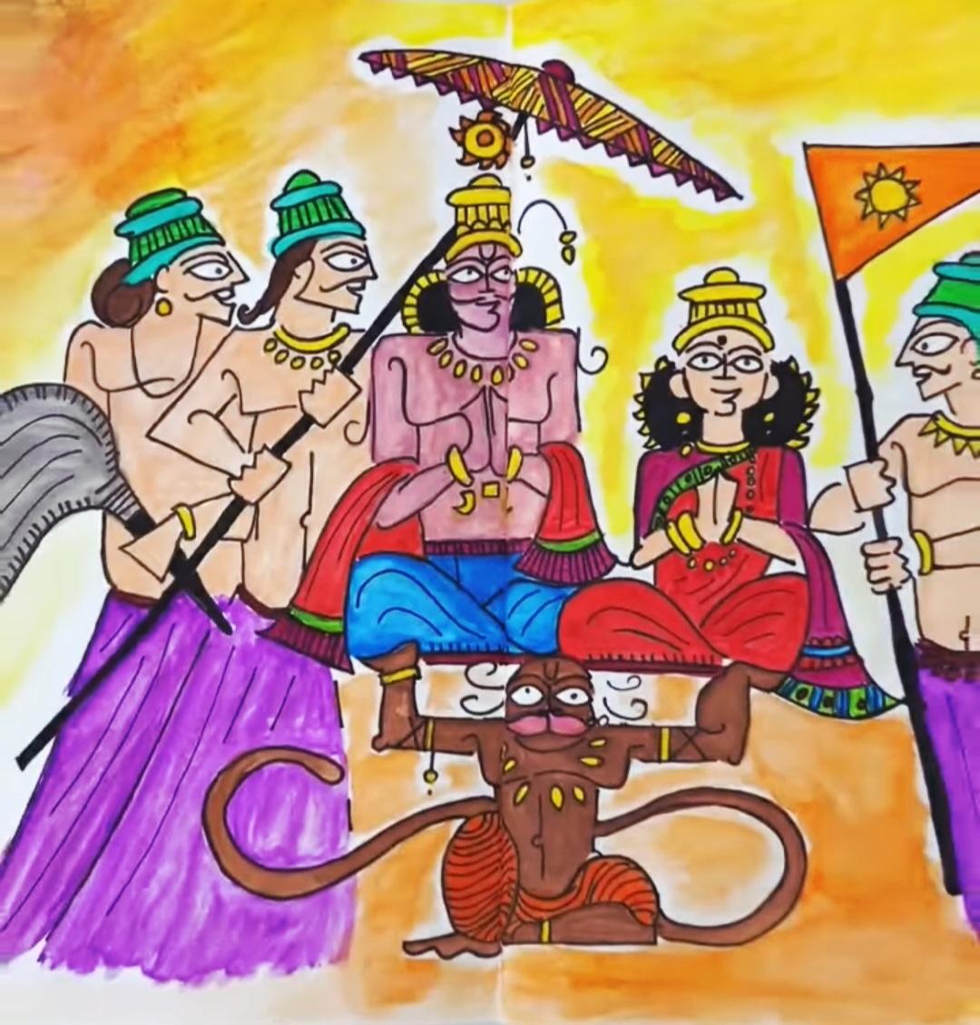 A Throne Carried by Devotion created by Isha Garg