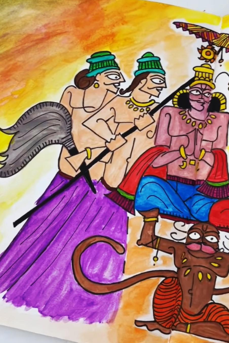 A Throne Carried by Devotion created by Isha Garg