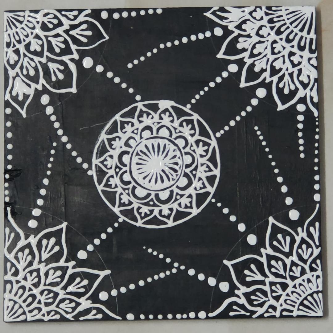 Madhubani painting and mandala art work created by Jyotsna Pandey