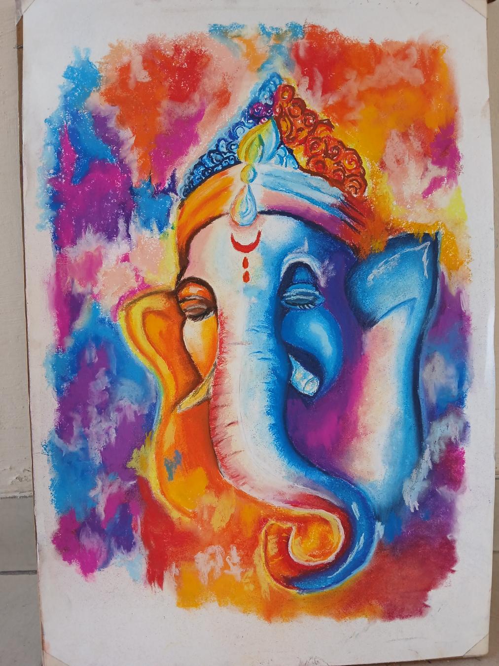 Vibrant ganesha Ganeshaa created by Tanya Jain