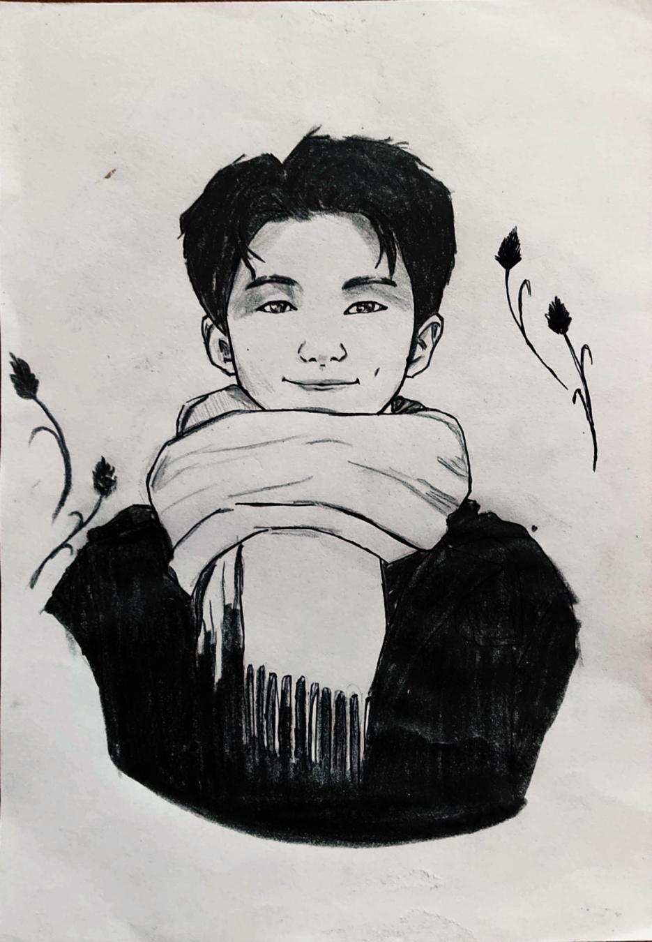 BTS members created by UJALA SINGH