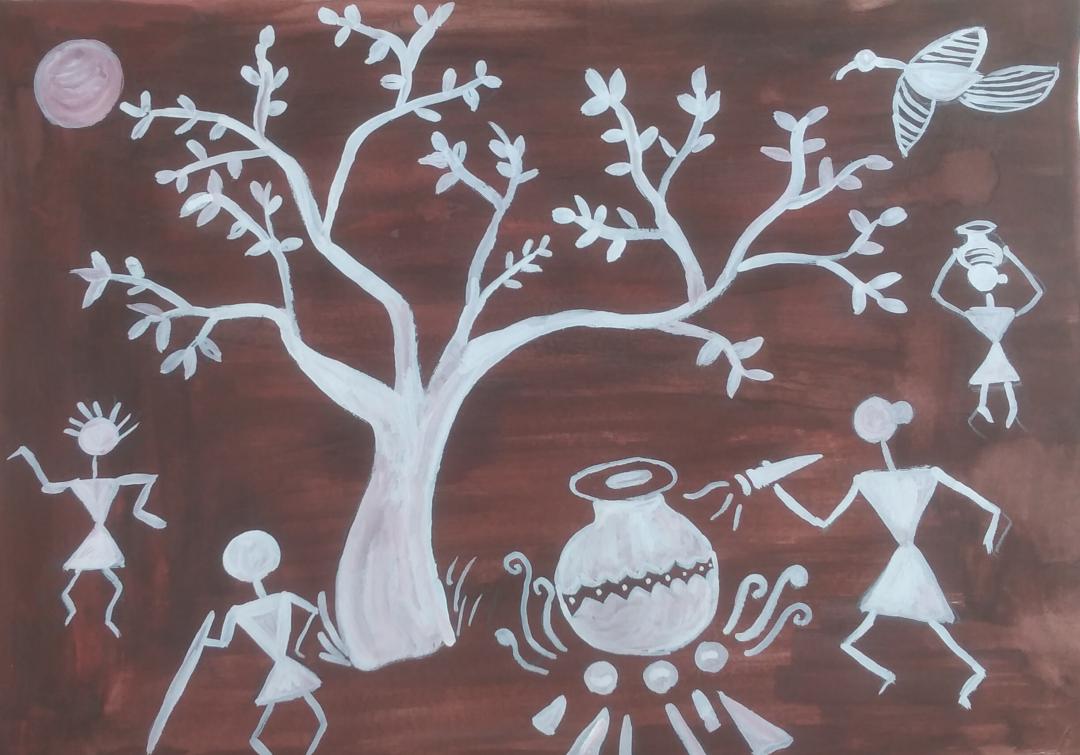Art of freedom created by Satyam Yadav