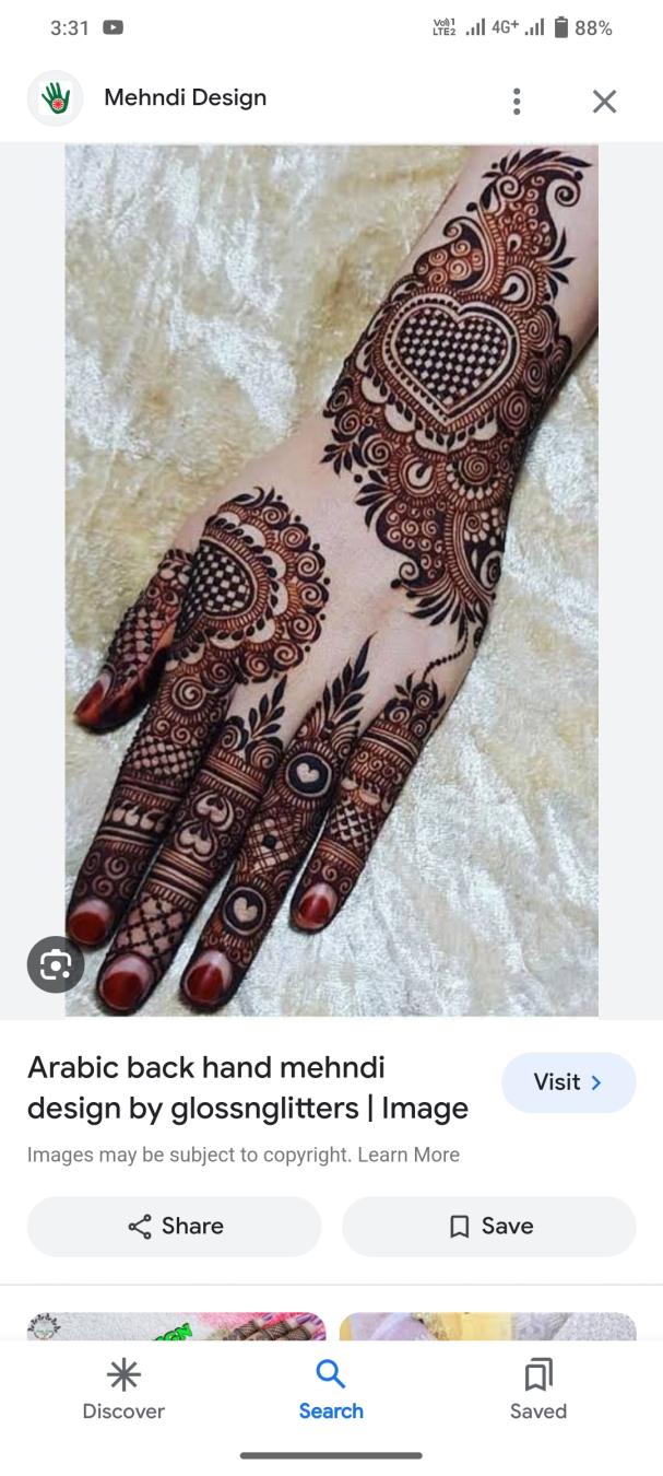 Mehndi created by Simran Taj