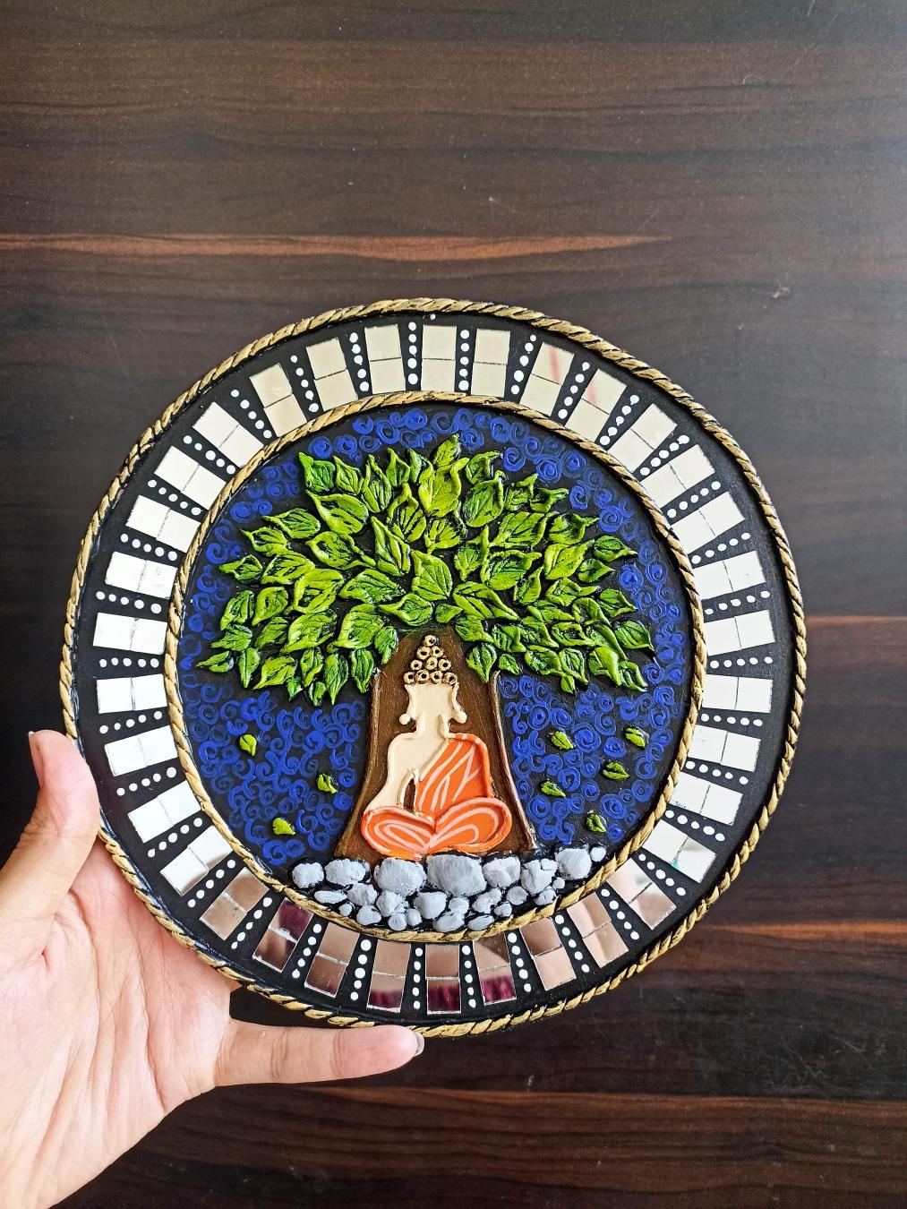 Lippan art created by Tanaya Fating