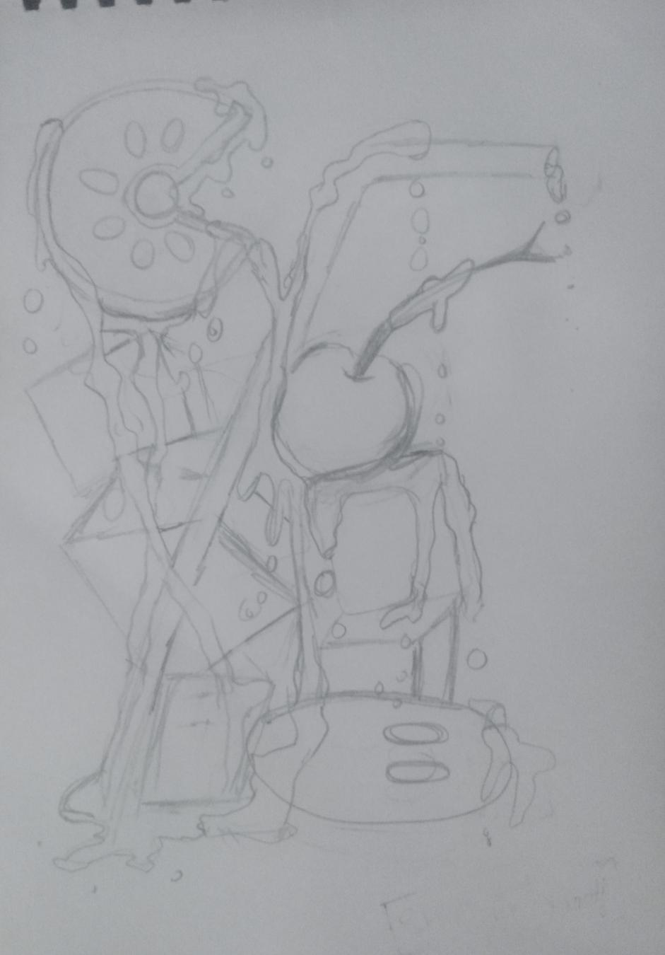 Pencil sketch created by Siya Negi