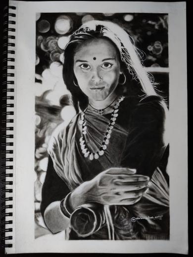 My Charcoal works created by Malatesh savanur