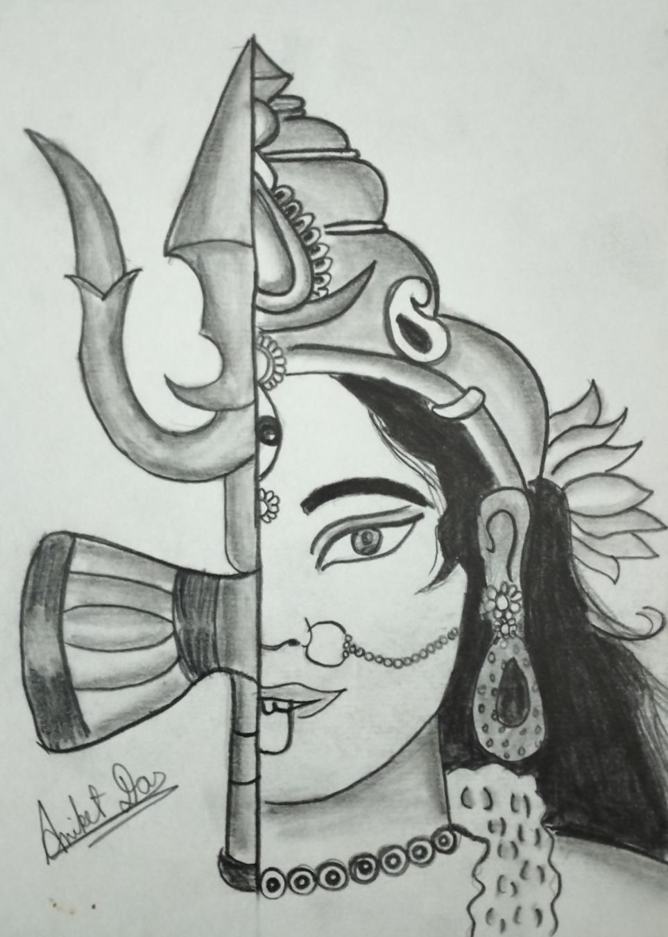 Kali ji created by Aniket Das