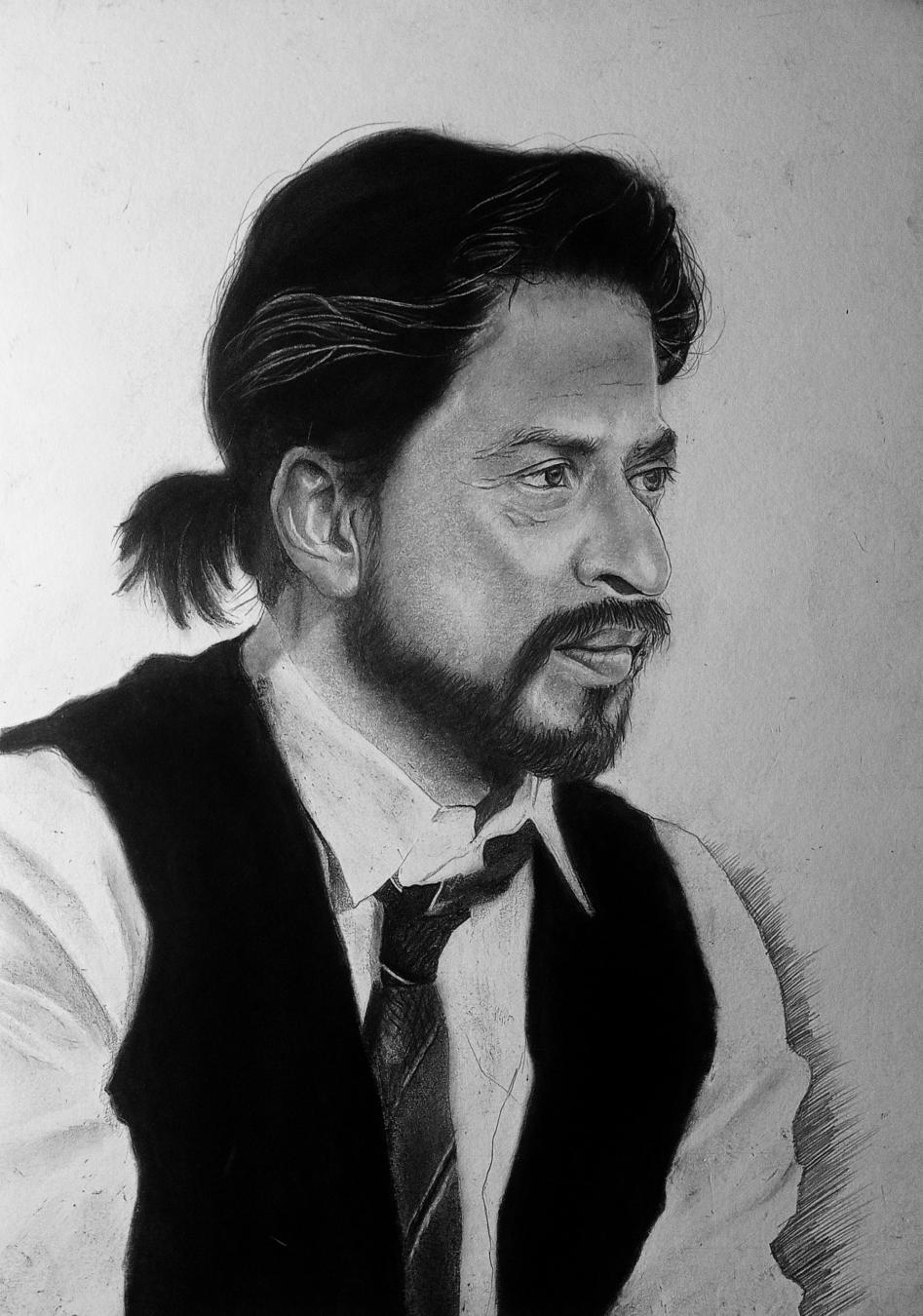 PORTRAIT OF SHAH RUKH KHAN (SRK) created by Abu arbab