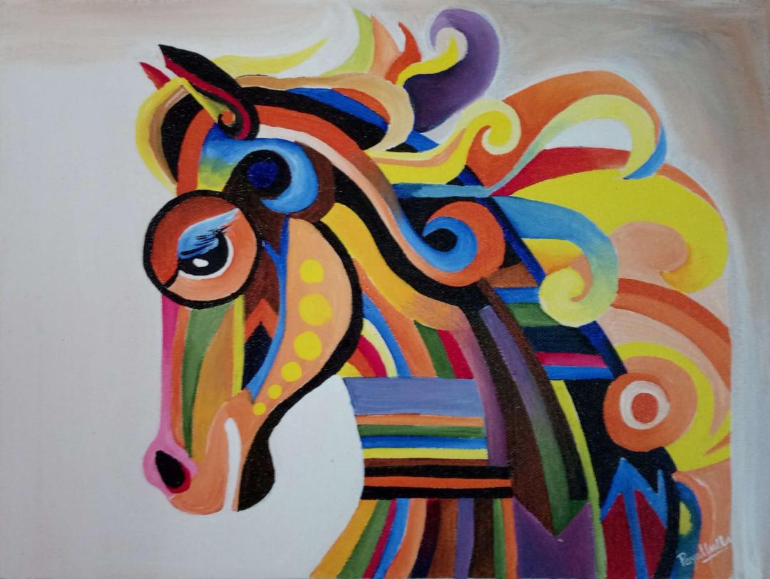 Colours of horse created by Payal Lulla