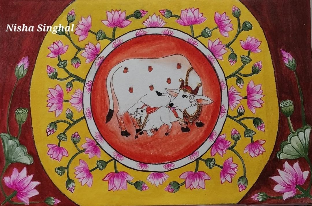 Pichwai Art created by Nisha Singhal