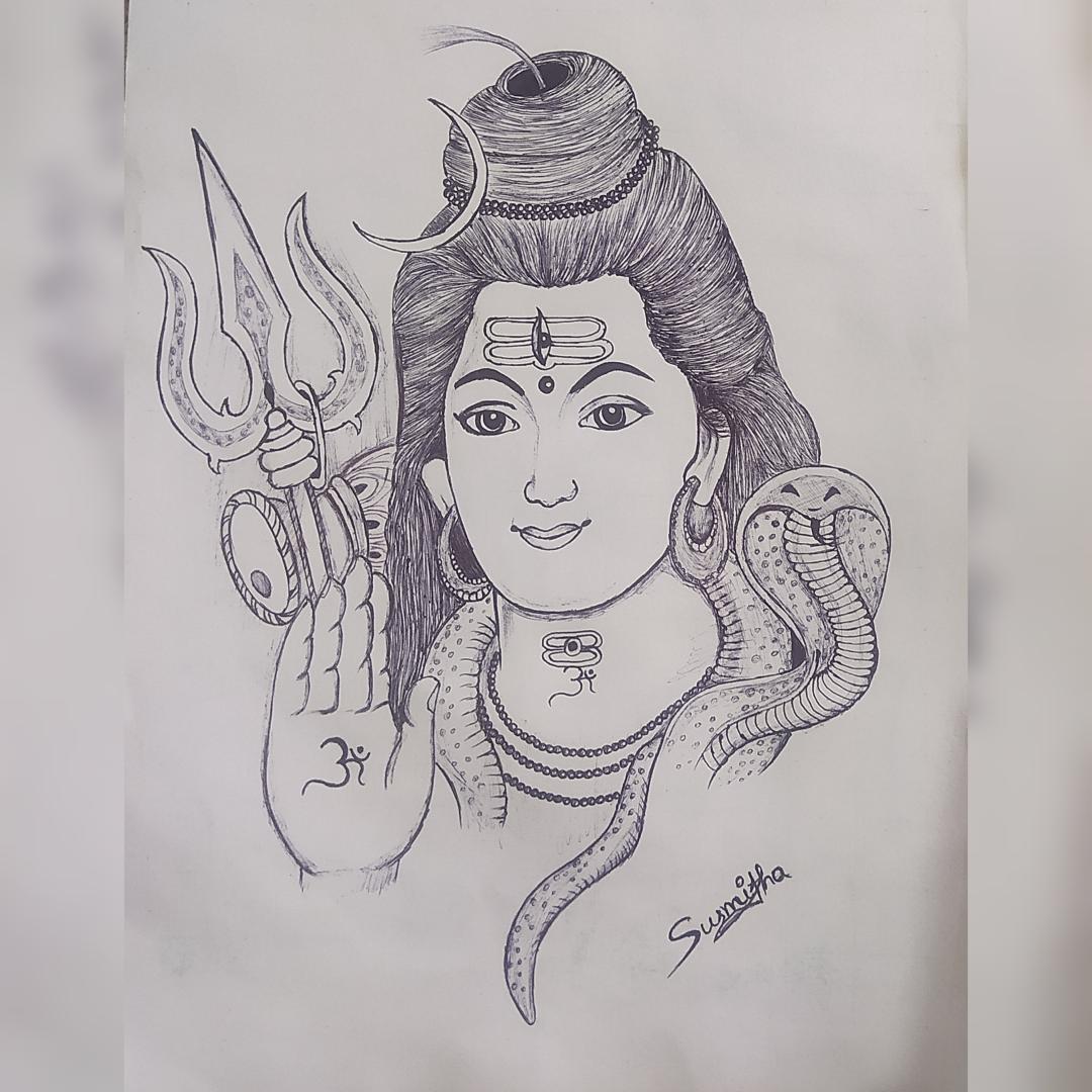 Lord Shiva created by Susmitha Siddu