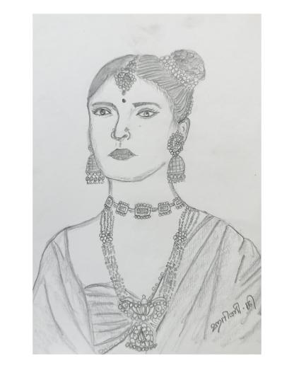 My Art of women created by harini latha