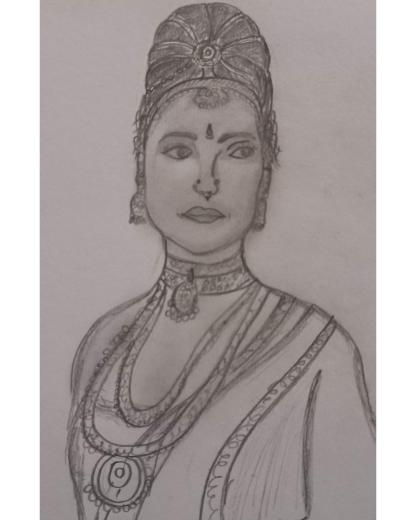 My Art of women created by harini latha