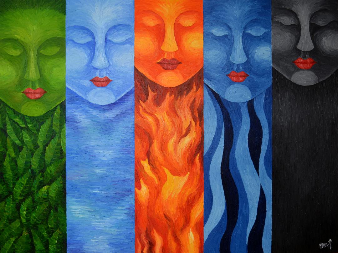 Panchabhootha created by Midhun SB