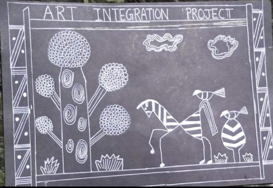 Monochrome art created by Taranveer Singh