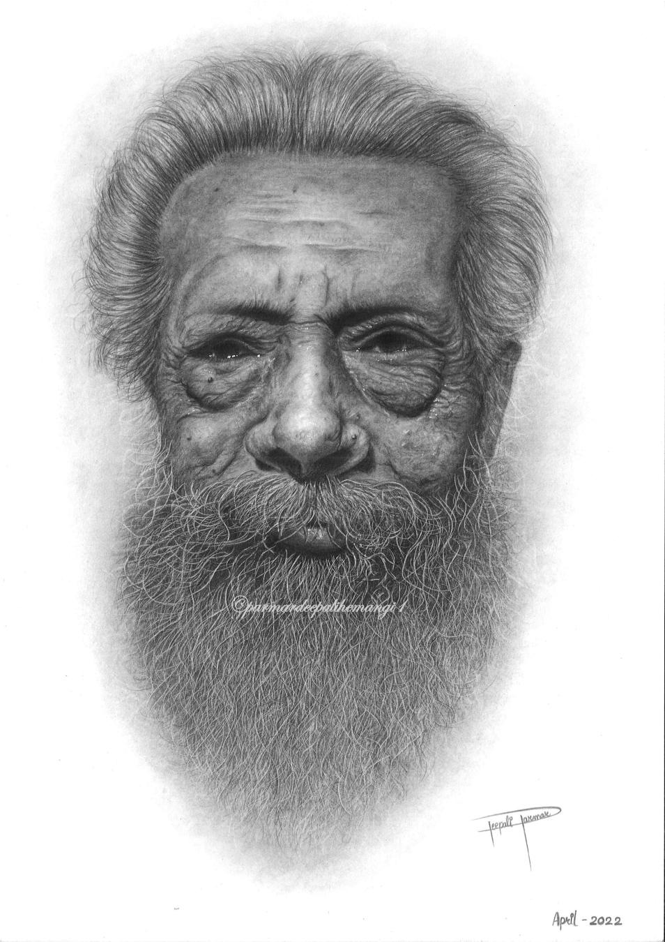 My Grandfather created by Deepali Parmar