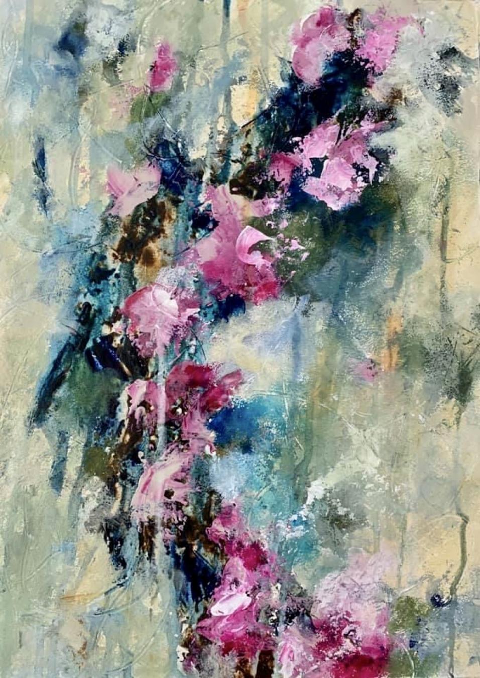 Floral abstracts created by Nisha Dinesh