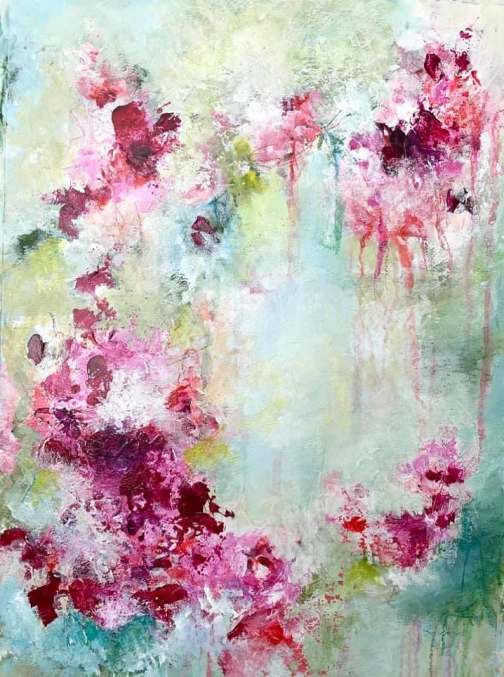 Floral abstracts created by Nisha Dinesh