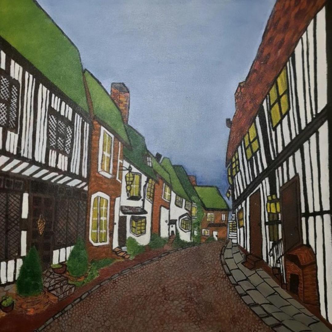 Streets of london created by bisma abid