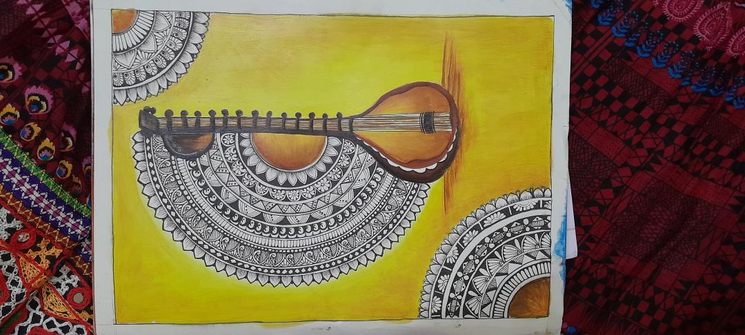 Music Mandala created by Arjita Misra