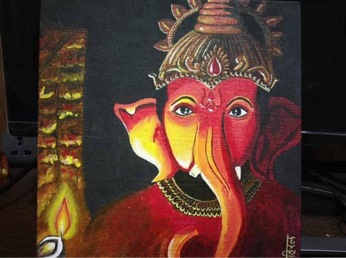 Ganesha created by Hiral Trivedi