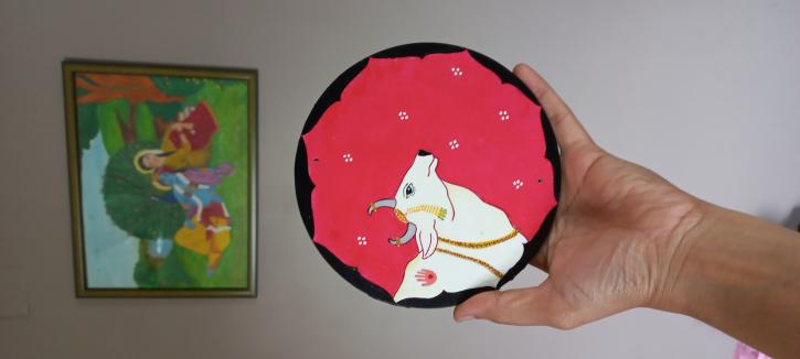 Pichhvai wall hanging set created by Hiral Trivedi