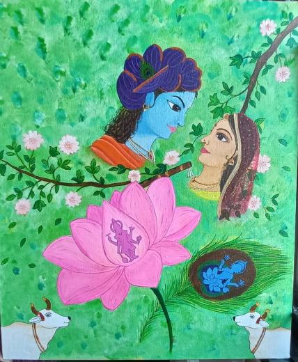 Radha Krishna souls created by Hiral Trivedi