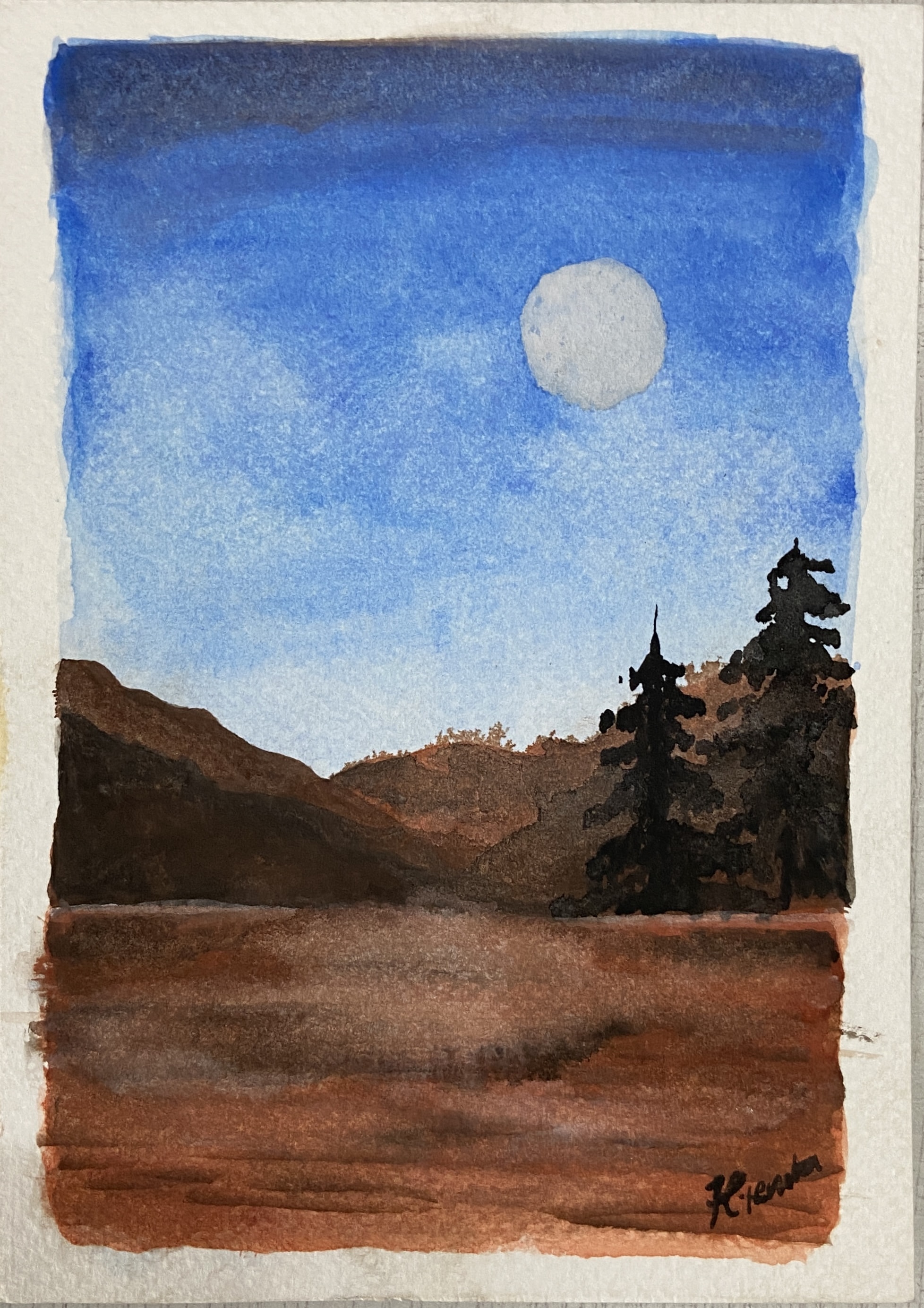 Water color created by Hitendra Suthar