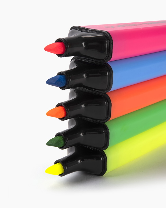 Buy Camlin Highlighters Assorted pouch of 5 shades | Kokuyo Camlin