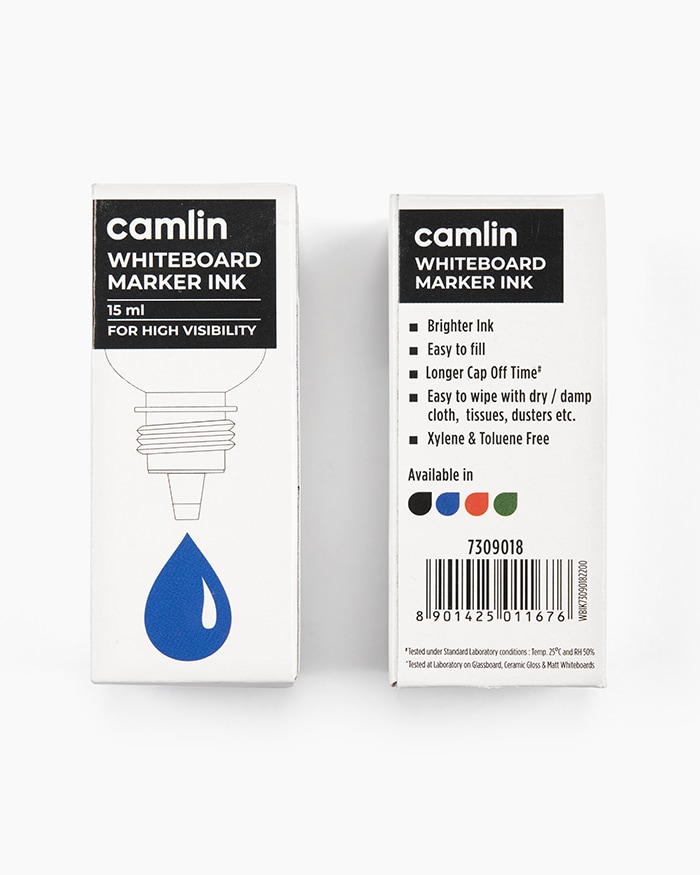 Buy Camlin Whiteboard Marker Ink Individual bottle of 15 ml in Blue ...